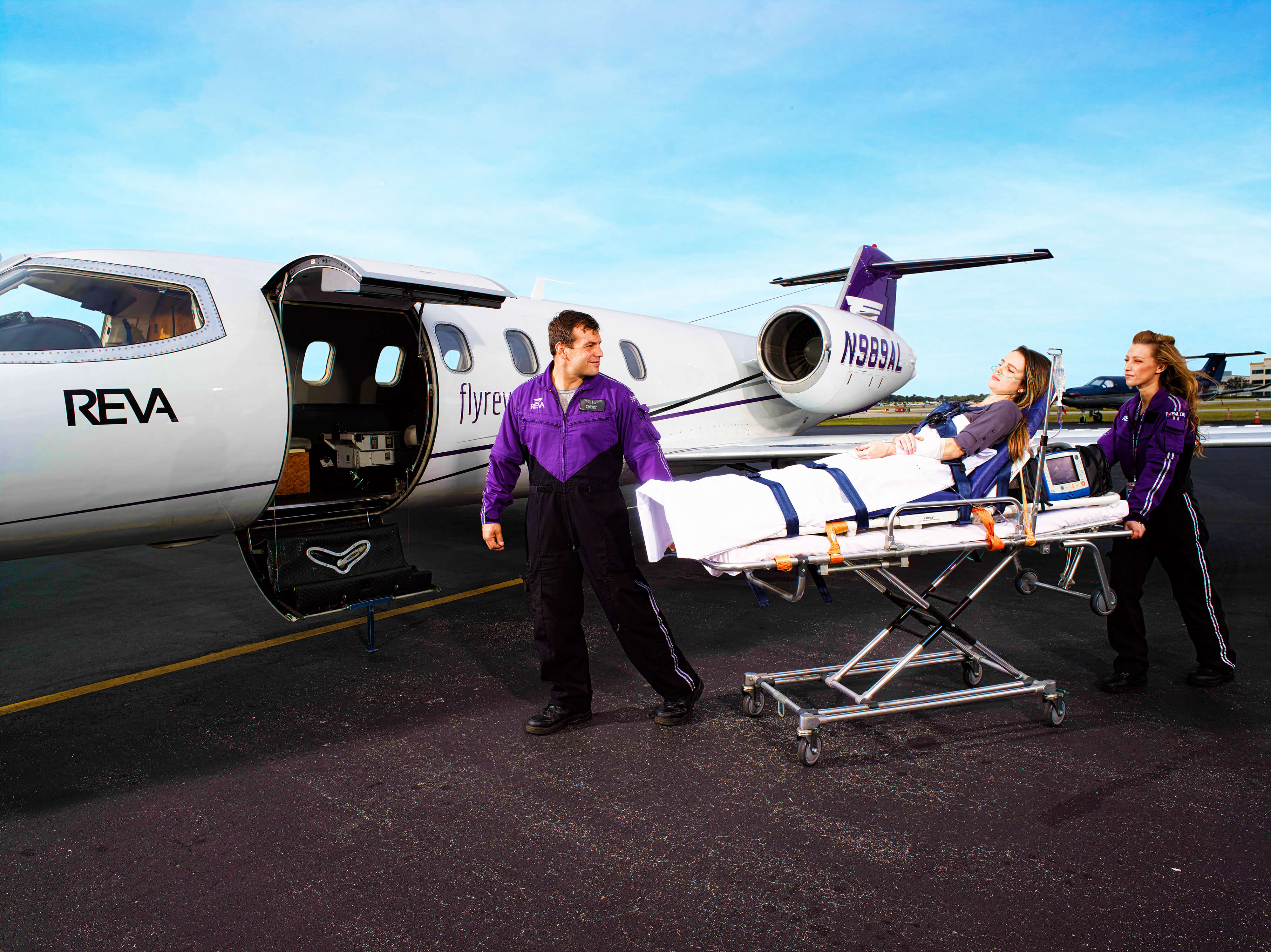 REVA Air Ambulance Press | Contact Today