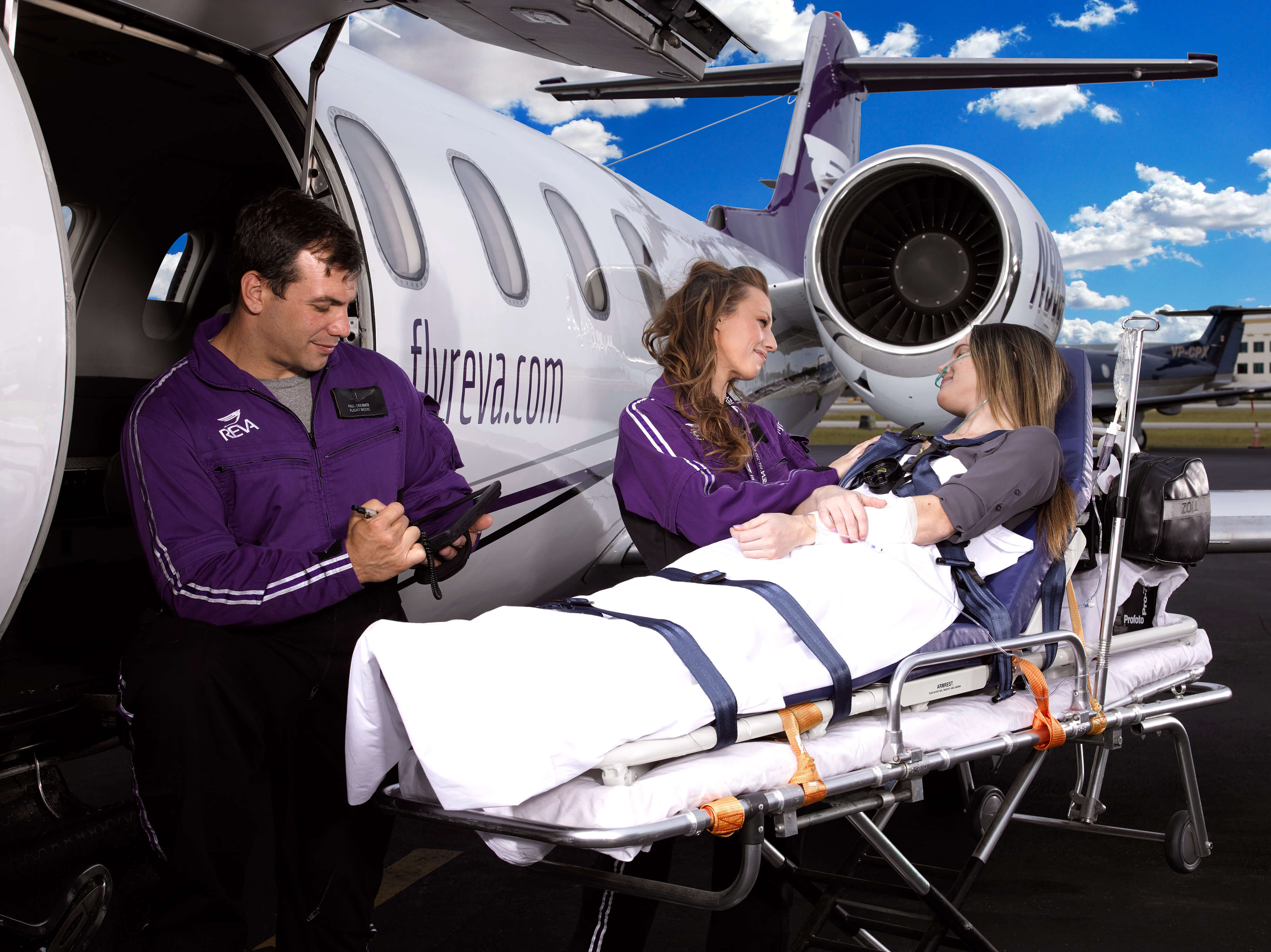 REVA Air Ambulance Press | Contact Today